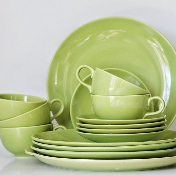 Homer Laughlin | Dining | Lime Green Dinnerware Set Serving Platter ...
